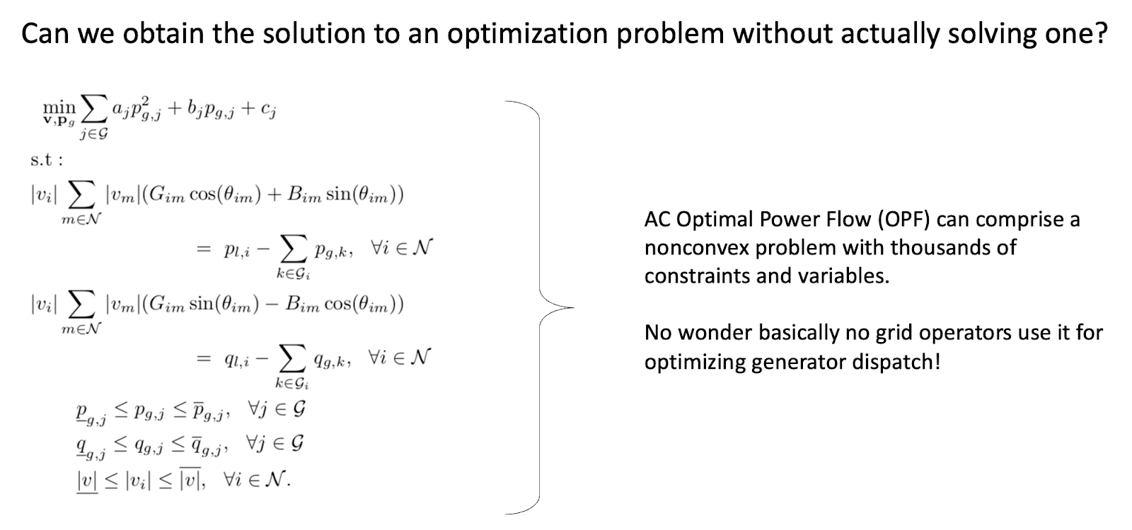 The Utility of AI/ML for Complex Energy Systems